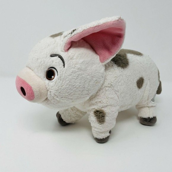 Disney | Toys | Disney Store Moana Pua Pig 9 Plush White Gray | Poshmark